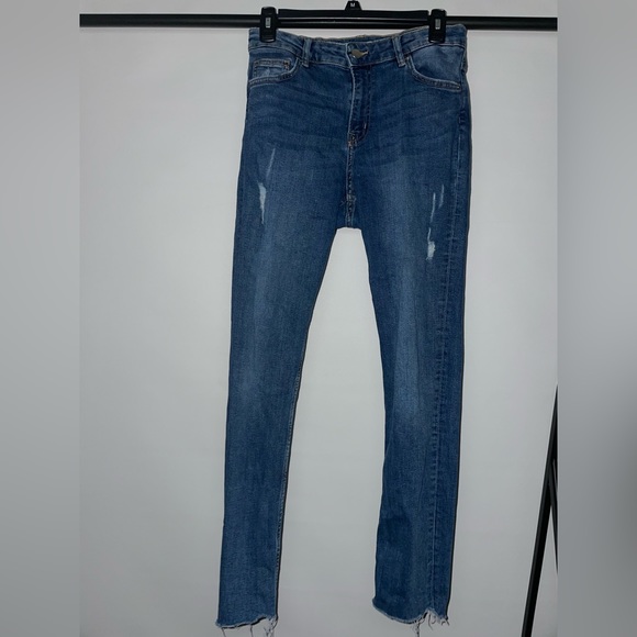 H&M | Jeans | Hm Distressed Jeans | Poshmark